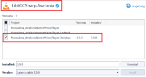 How to play video in Avalonia UI - Monsalma